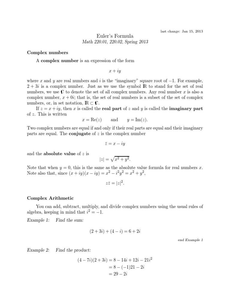 Euler theorem | Trigonometric Functions | Sine