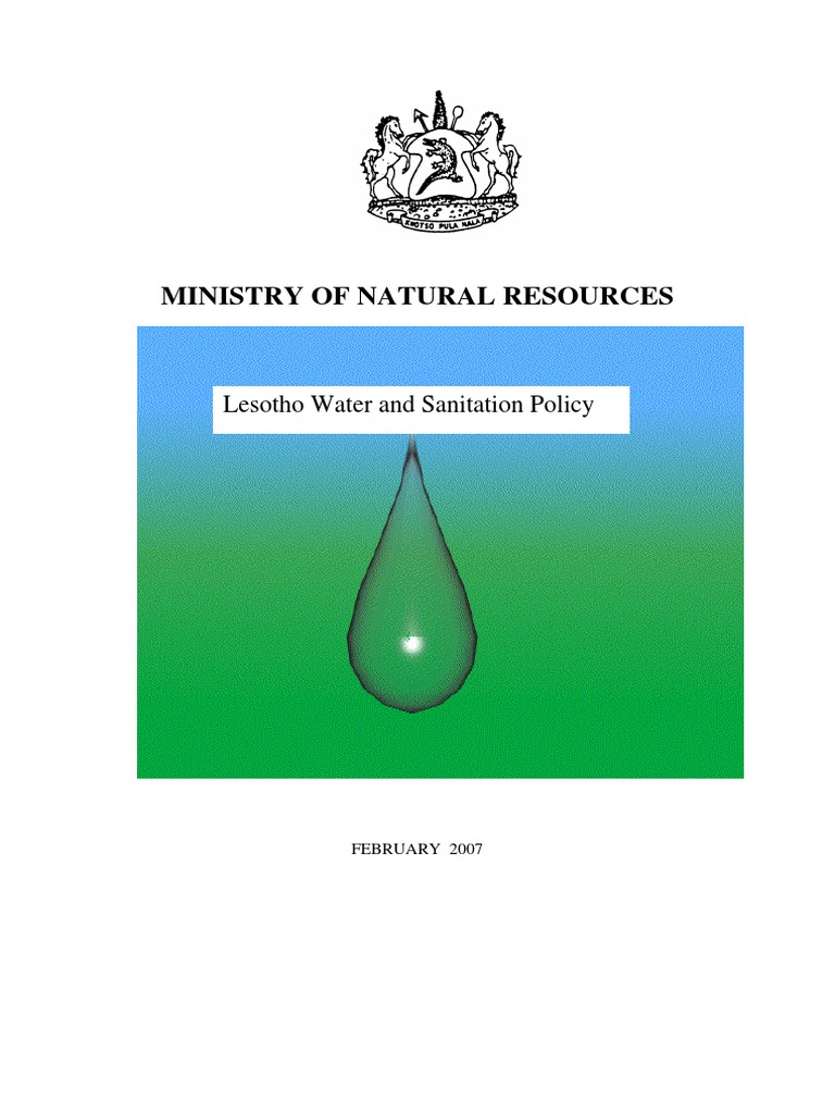 LWSP guides Lesotho's water management | PDF | Water Resources | Water ...
