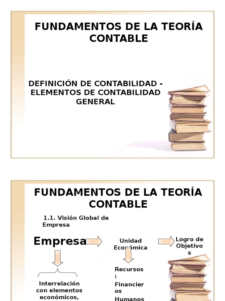 Fundamentos de La Teoría Contable