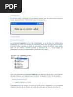 Sesion 02 Controles Label, TextBox y Button | PDF