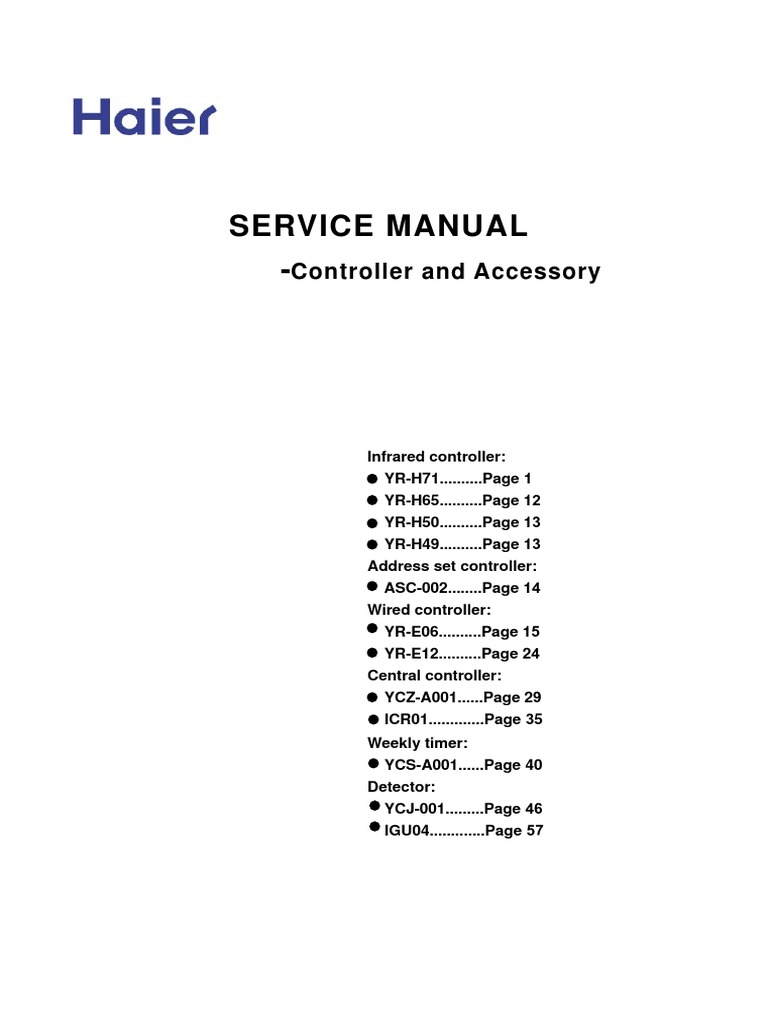 Haier AC Remote Control Manual | PDF | Air Conditioning | Mechanical Fan
