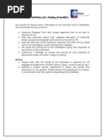 Pre Joining Guidelines | PDF | Identity Document | Postgraduate Education
