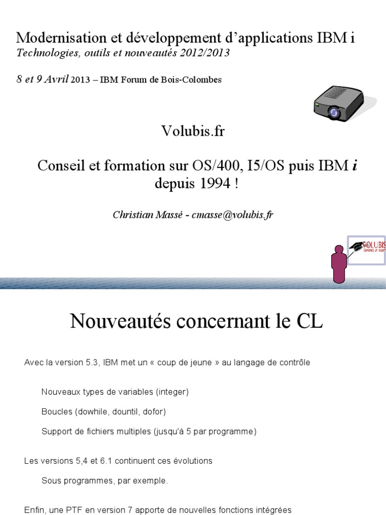 Modernisation des applications IBM i 2013 | PDF | Ordinateurs ...