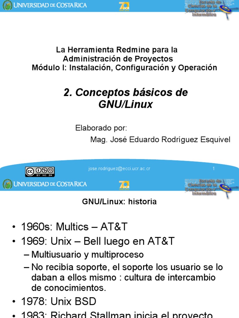 02 Conceptos Basicos de Gnu-Linux | PDF | Distribución de Linux | Unix