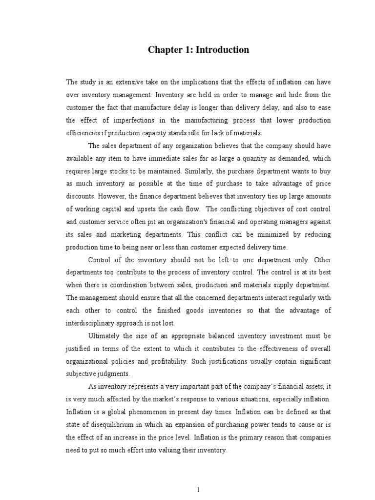 Inflation's Impact on Inventory Management | PDF | Inventory | Inflation
