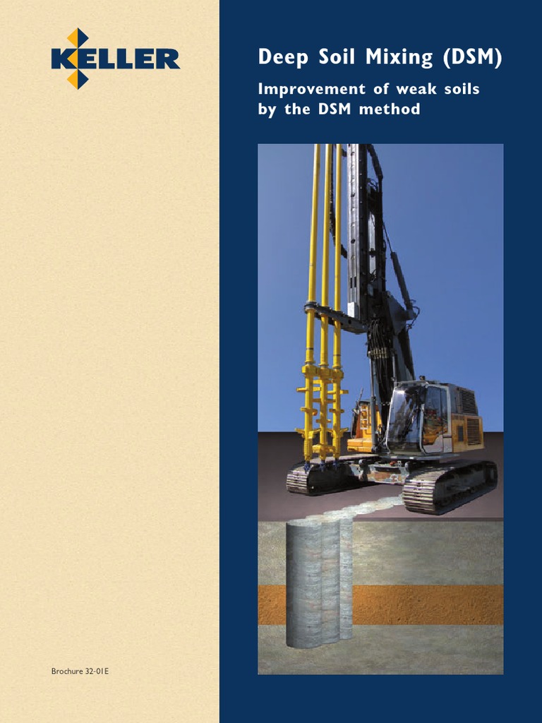 Deep Soil Mixing | PDF | Deep Foundation | Drilling Rig