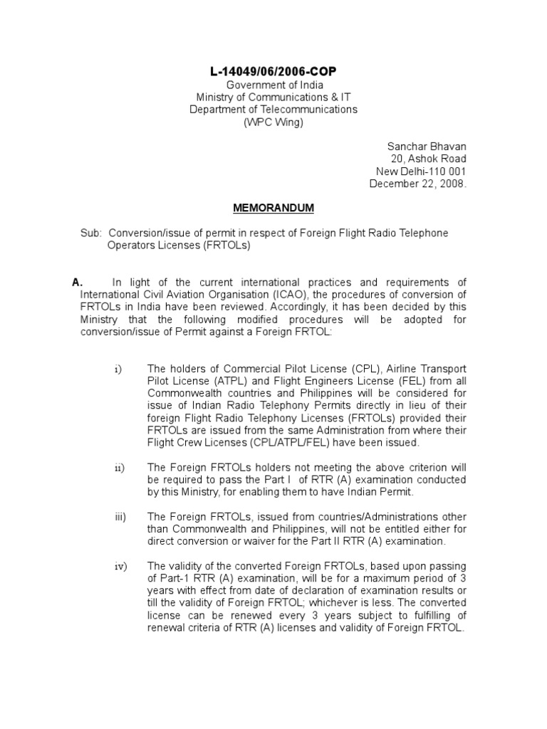 DGCA FOREIGN FRTO APPLICATION FORM-www - Victortango.in | PDF | Banks ...