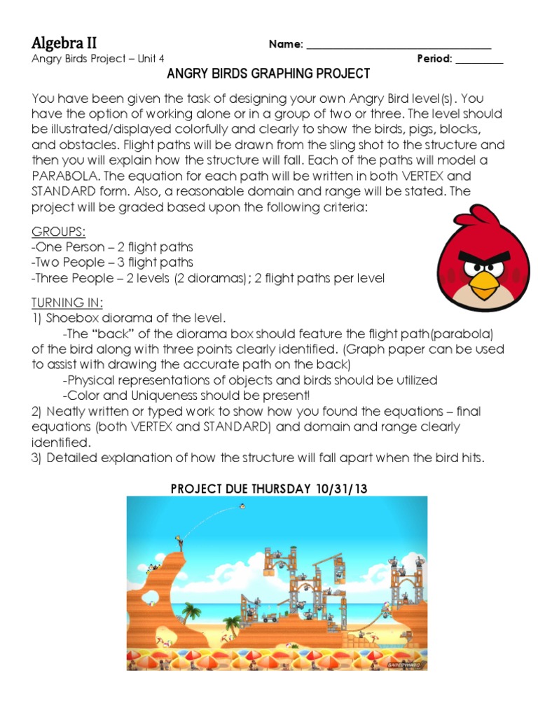 Angry Bird Project | PDF