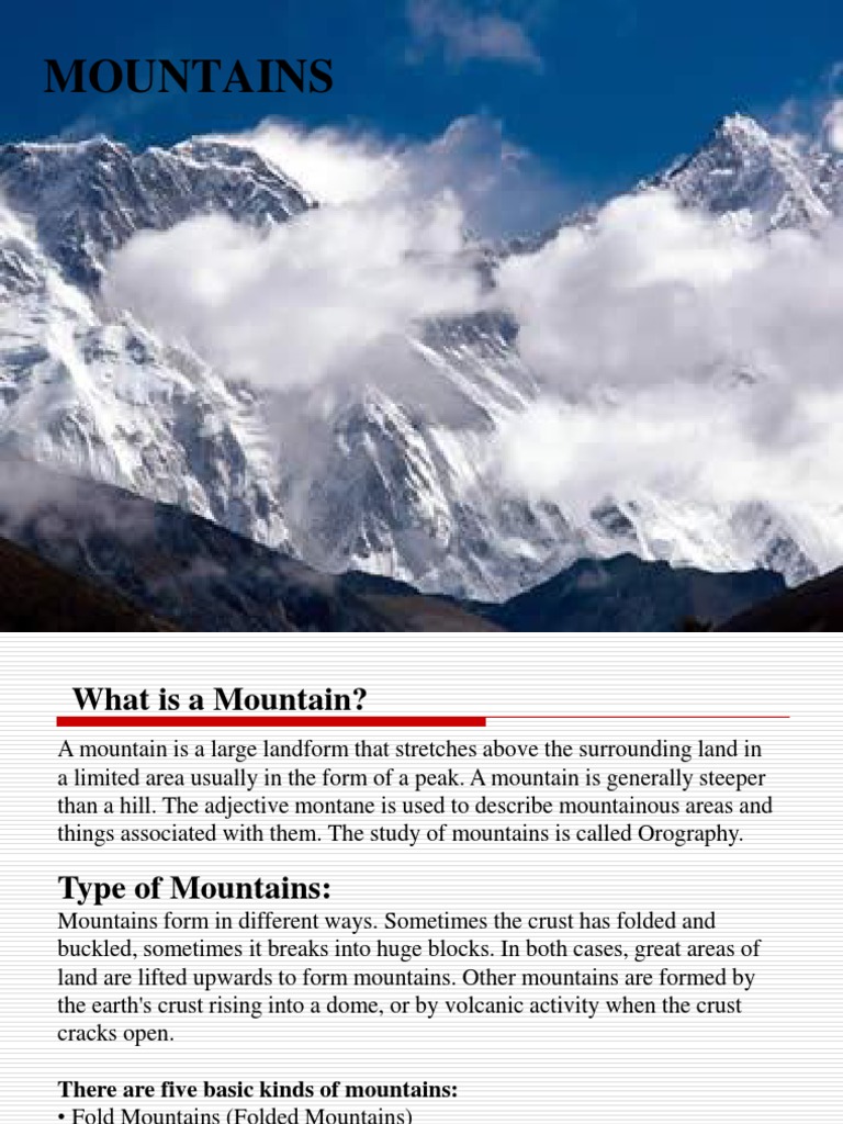 An In-Depth Exploration of Mountain Formation: Examining the Key Types ...