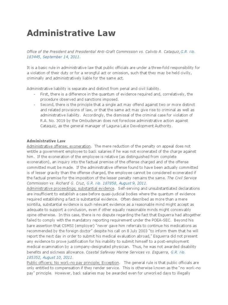 Administrative Law Pdf Due Process Clause Jurisdiction