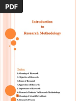 Research Methodology Lecture Notes | PDF