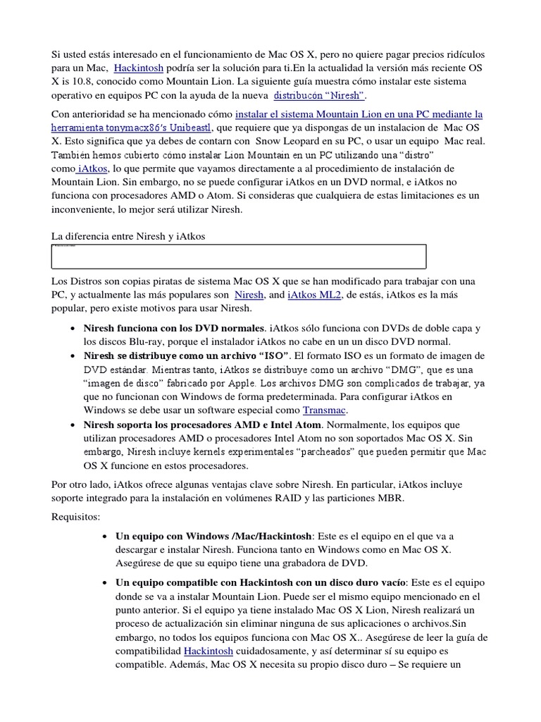 Niresh | PDF | Mac OS | Bios