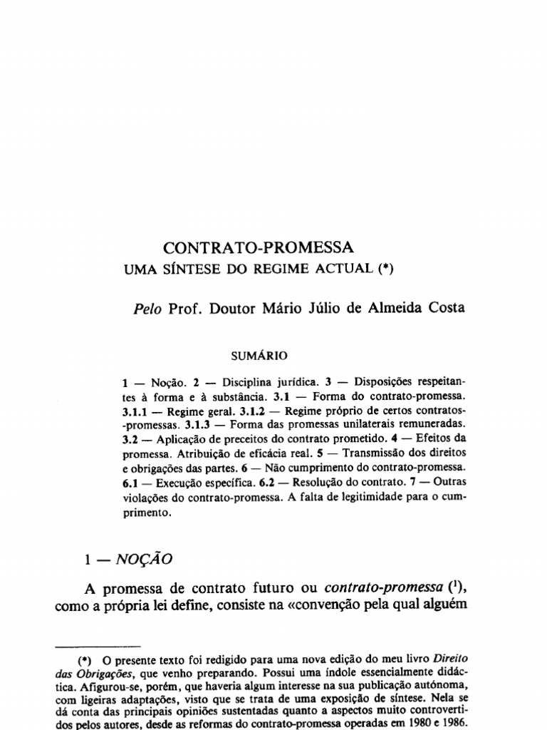 Contrato Promessa AC | PDF