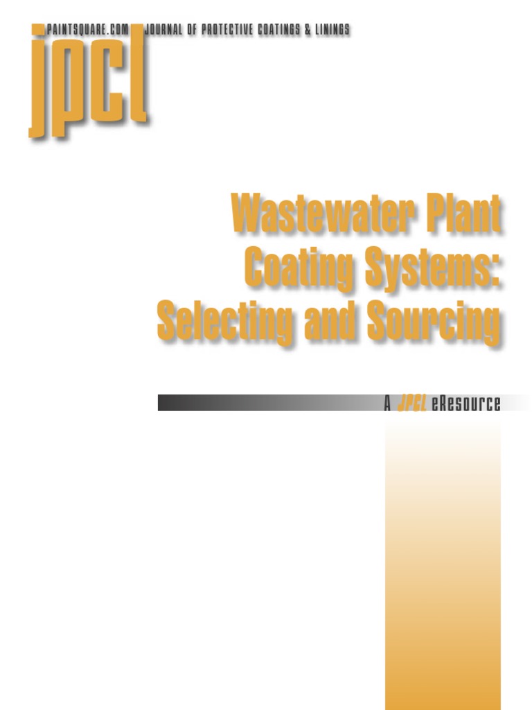 JPCL Wastewater Ebook2013 | PDF | Epoxy | Polyurethane