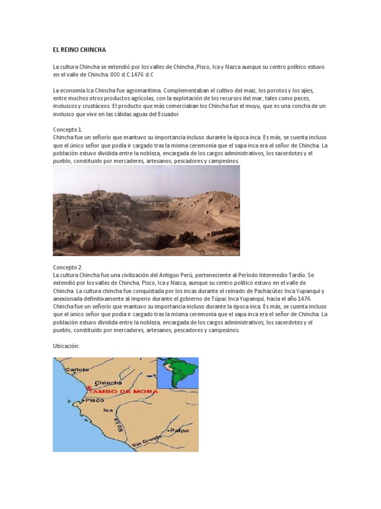 El Reino Chincha | PDF | Civilización maya | Mesoamérica