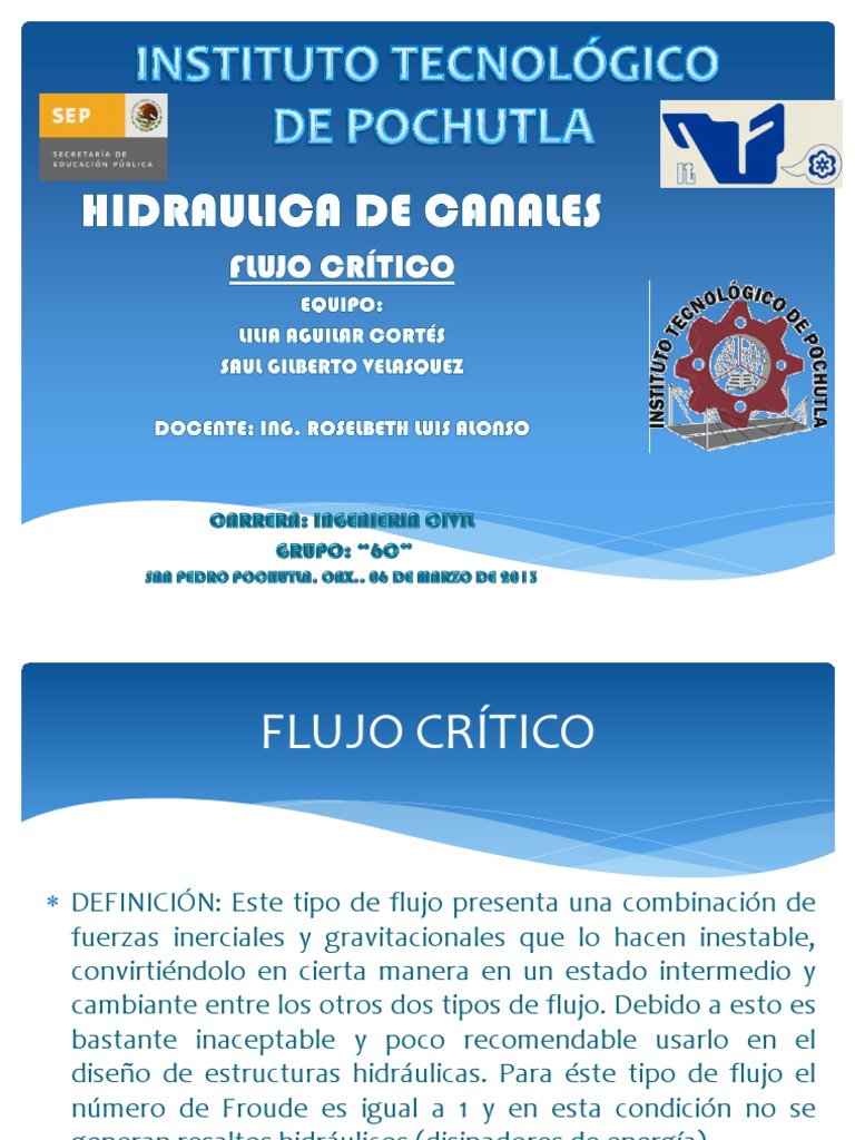 Flujo Crítico | PDF
