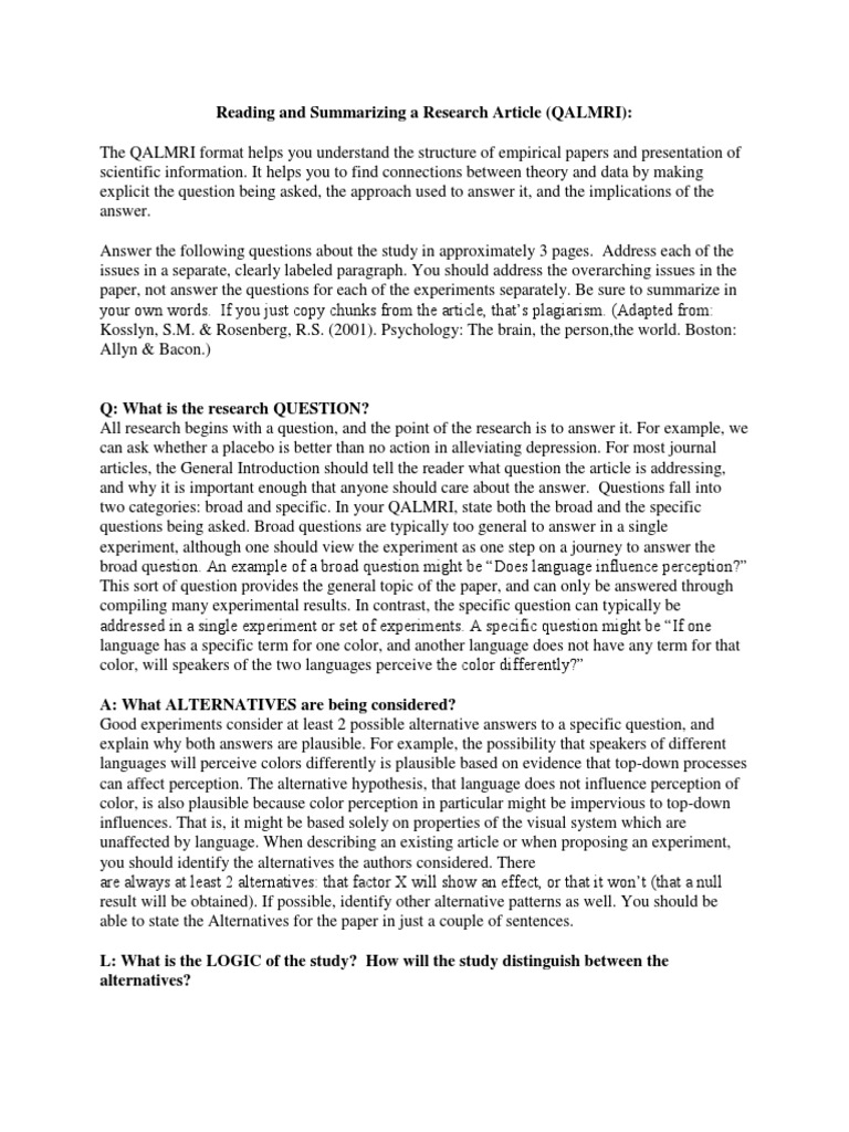 QALMRI Instructions | Experiment | Perception