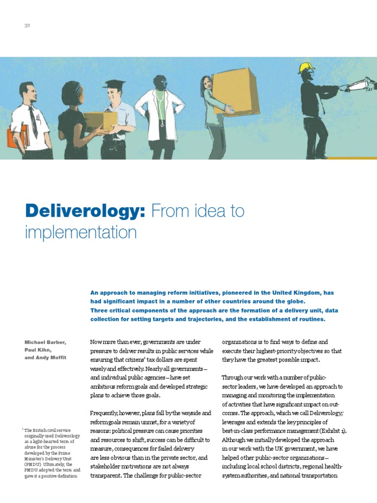 Deliverology: From Idea To: Implementation | PDF | Finance & Money ...