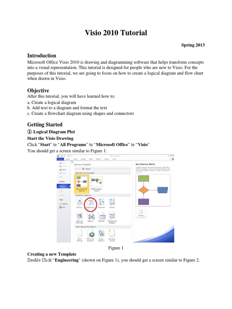 Creating Logic Diagrams in Visio 2010 | PDF