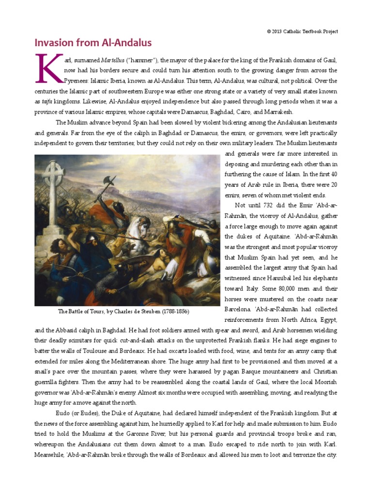 Battle of Tours | PDF | Al Andalus | Franks