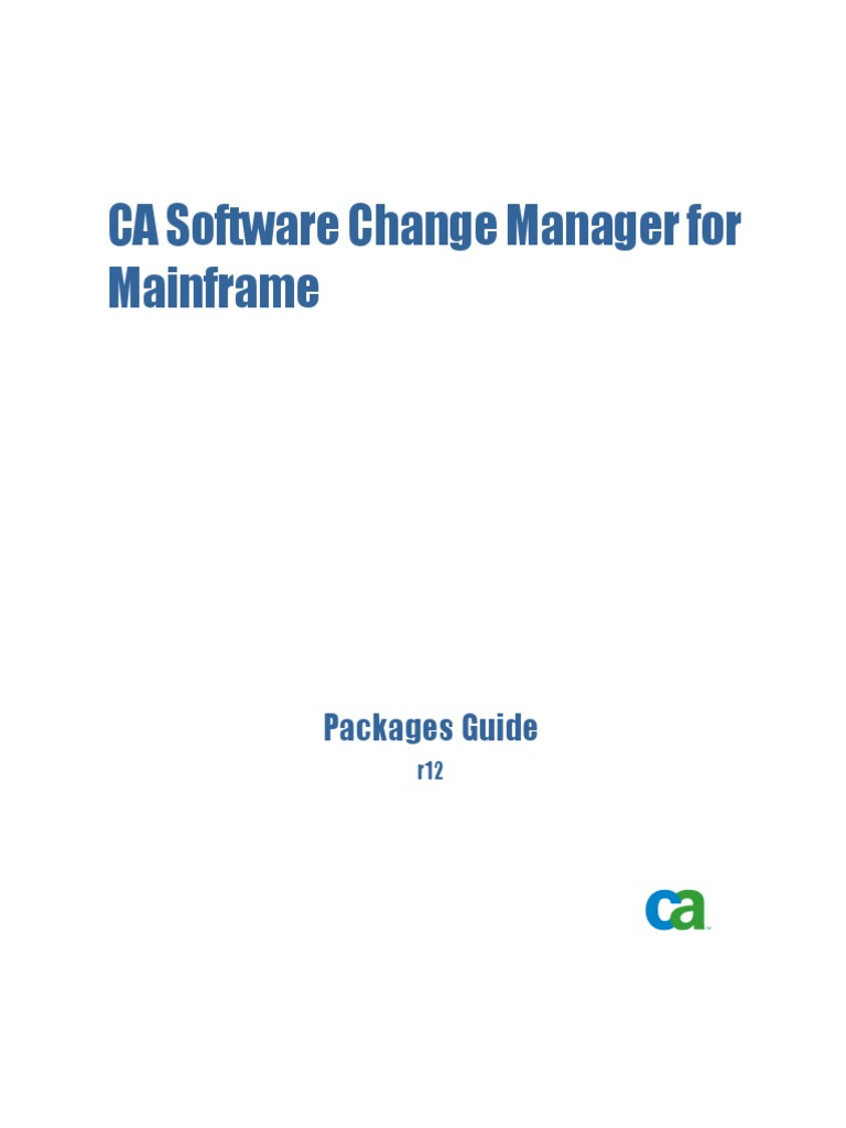 CA SCM MF Packages Enu | PDF | System Software | Computing