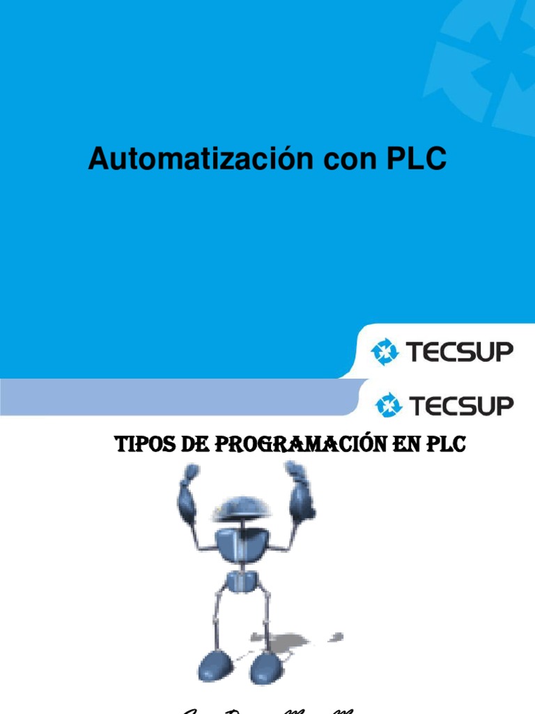 01-PLC Tipos e Programación | PDF | Ingeniería Informática | Programación de computadoras