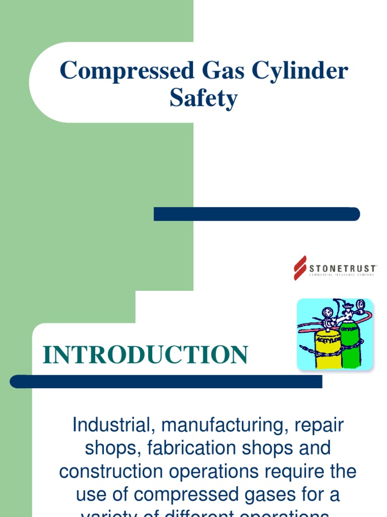Compressed Gas Cylinders PowerPoint | PDF | Gases | Energy Technology