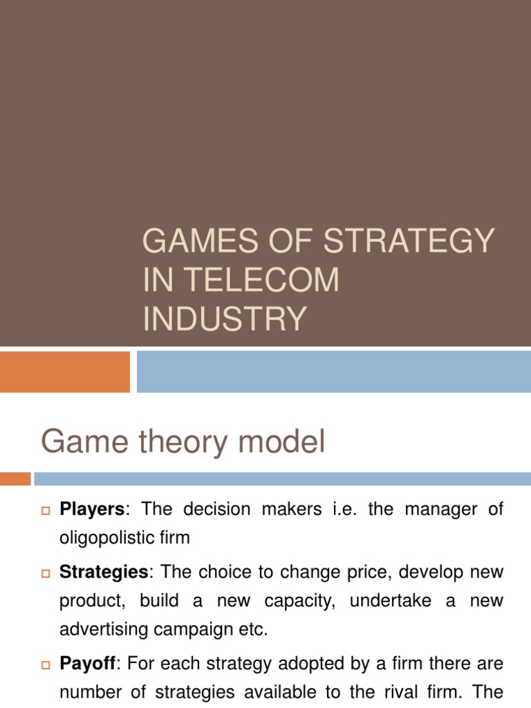 Telecom Pricing Strategies and Market Dynamics | PDF | Oligopoly ...
