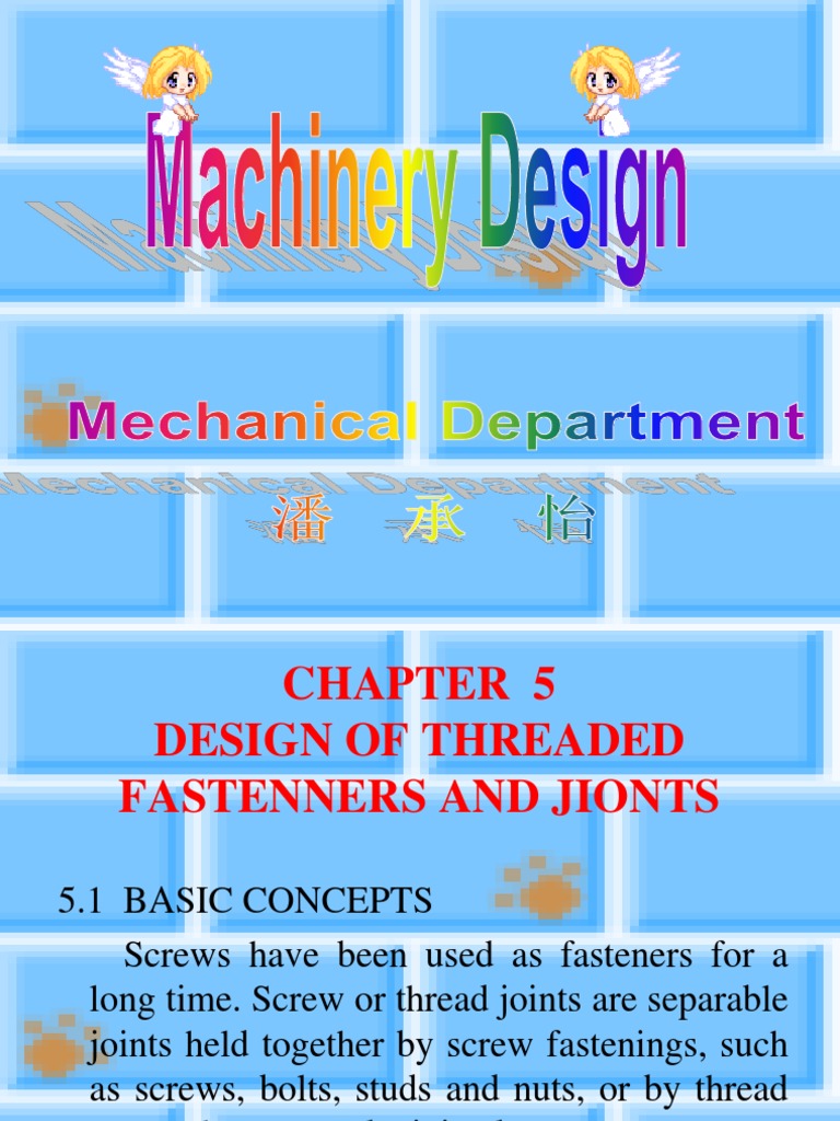Design of Bolt and Nut | PDF | Screw | Nut (Hardware)