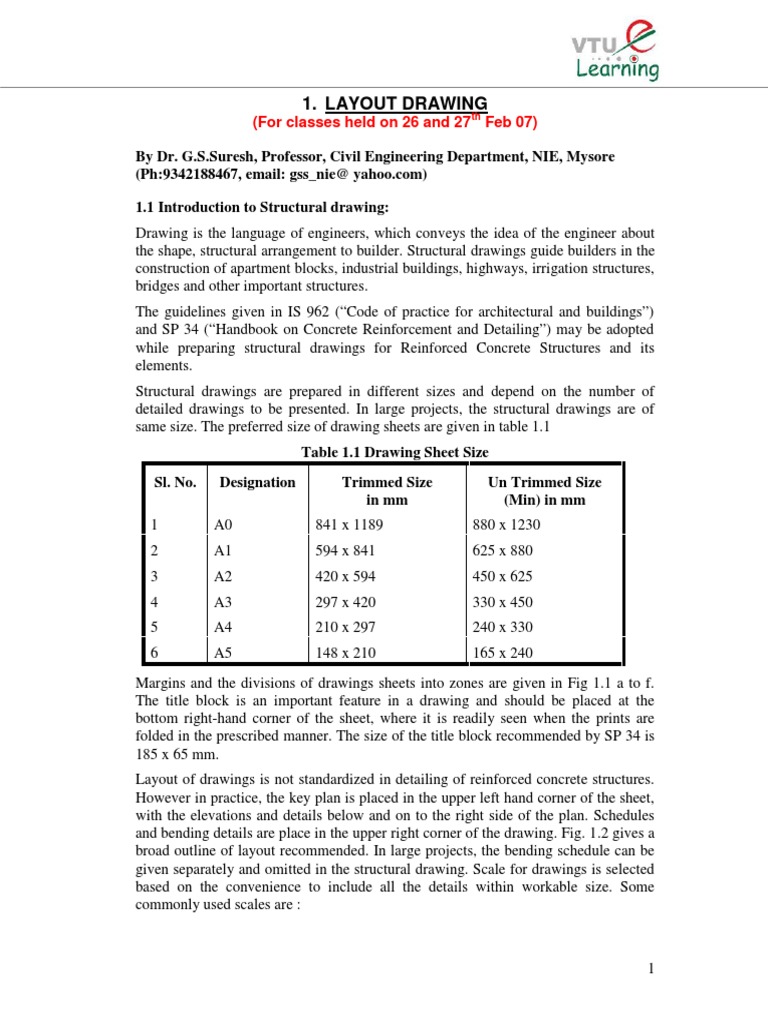 Layout Drawing | PDF | Framing (Construction) | Column