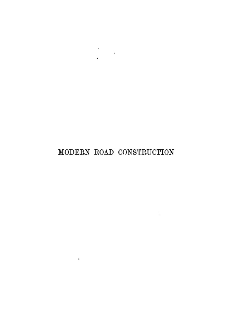 Modern Road Construction - Ps | PDF