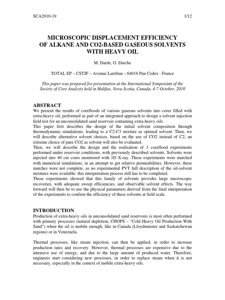 Microscopic Displacement Efficiency of Alkane and Co2-Based Gaseous ...