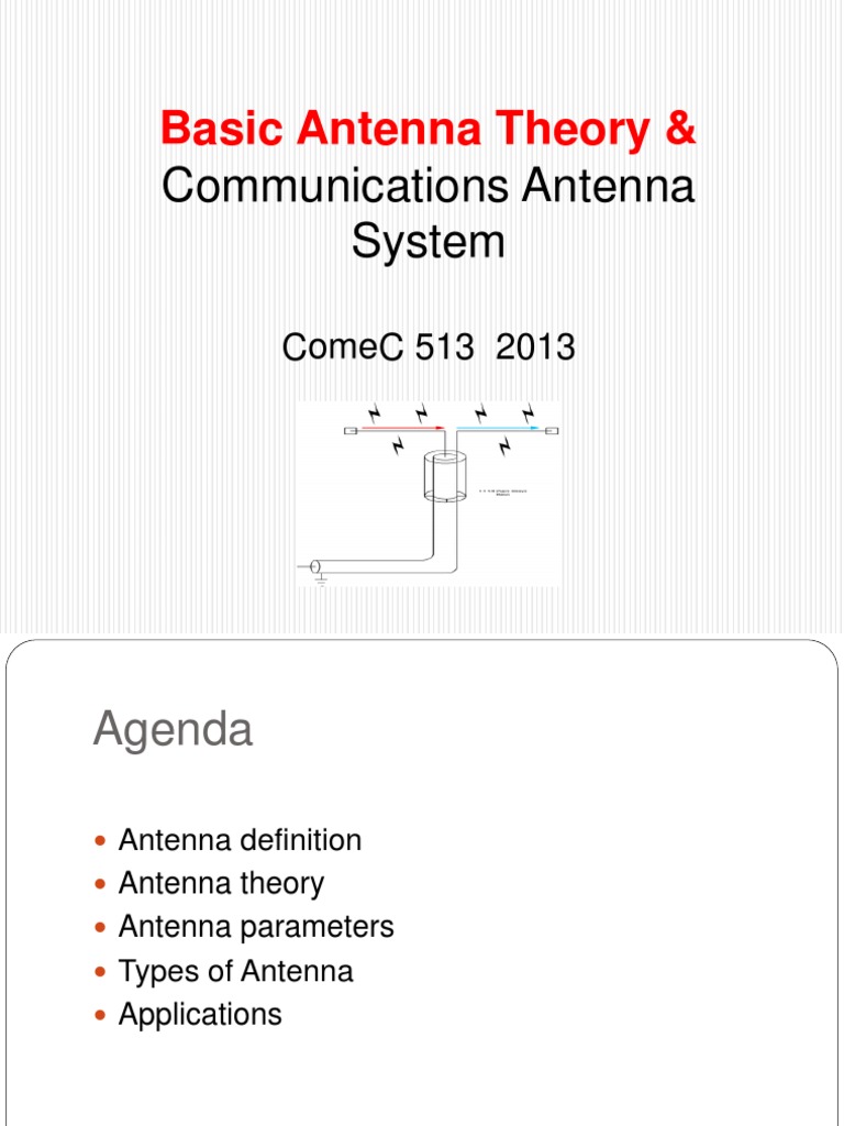 Basics of - Antennas | PDF | Antenna (Radio) | Mimo