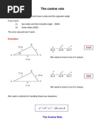 Bearing /Sine - Cosine rule worksheet: Instructions: Answer all questions