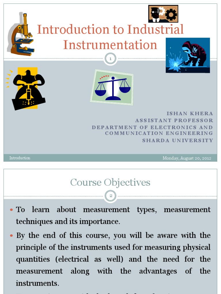 Introduction To Industrial Instrumentation | PDF | Accuracy And ...