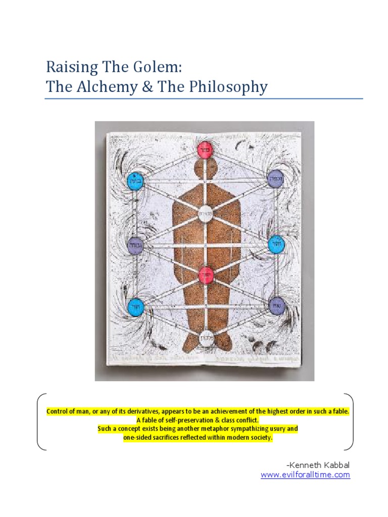 Raising The Golem: The Alchemy & The Philosophy | PDF | Alchemy | Gentile