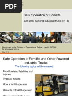 Forklift Operator Evaluation Form | PDF | Forklift | Transport