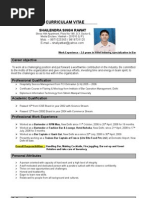 Simple Bio Data Format | PDF