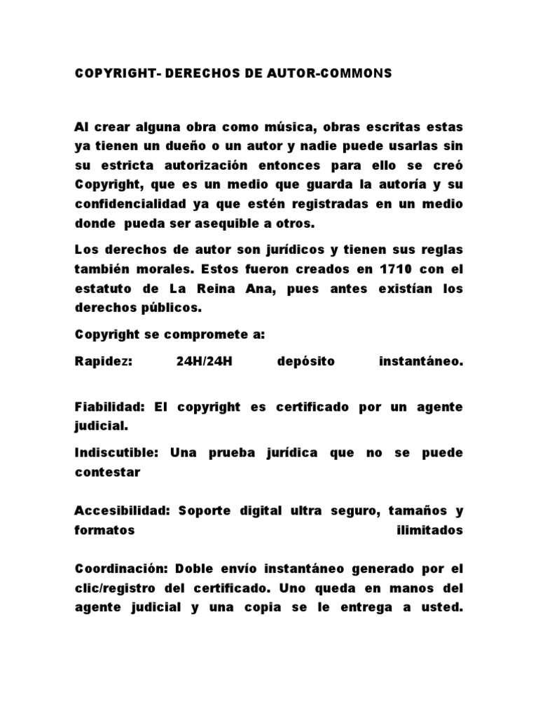 Copyright | PDF | Obras intelectuales | Informática