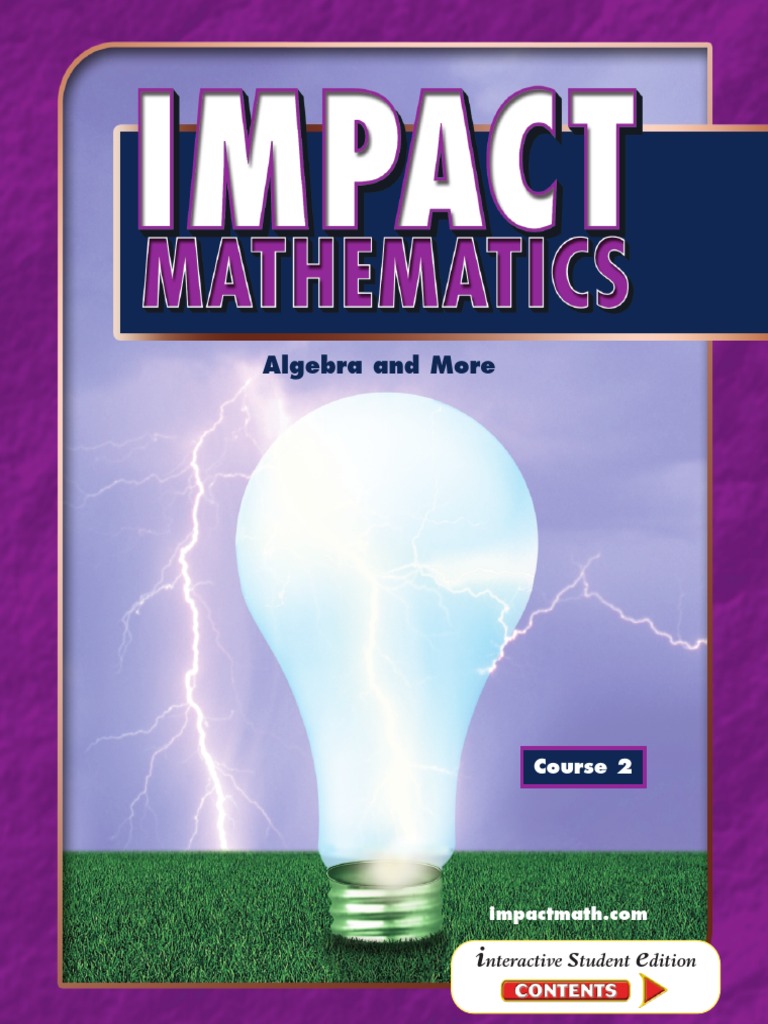 IMPACT Math 2 - 0078609208 | PDF | Multiplication | Variable (Mathematics)