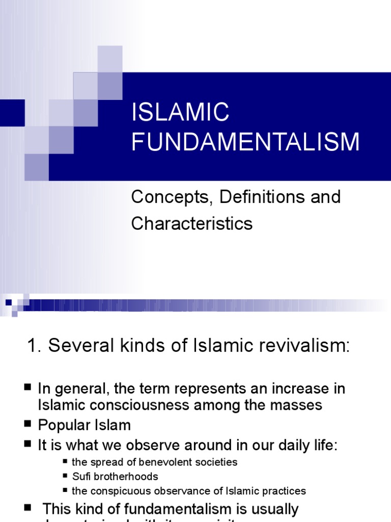 Understanding Islamic Fundamentalism | PDF | Islamism | Jihad