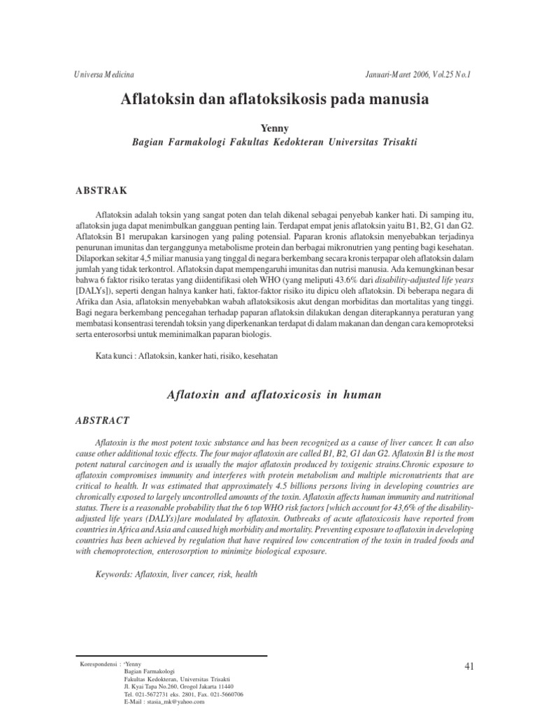 Aflatoksin | PDF