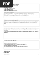 3rd Grade Lesson Plan - Weather | PDF | Lesson Plan | Science