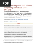 ILO Convention 87: Freedom of Association | PDF | Ratification ...