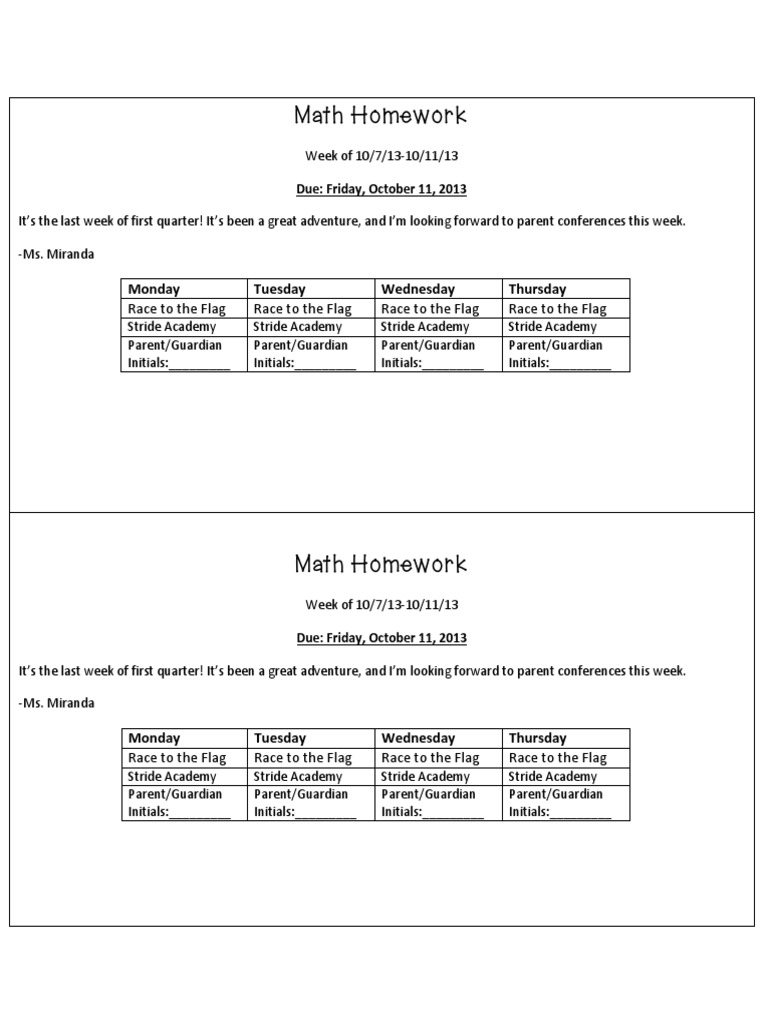 Math HW Week 9 | PDF