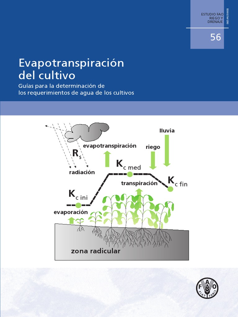 FAO-56 | Evapotranspiración | Evaporación