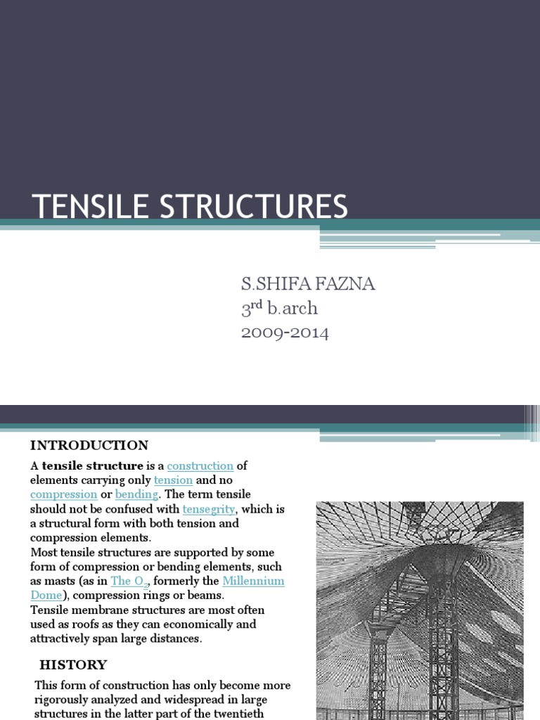 Tensile Structure | PDF | Industries | Mechanical Engineering
