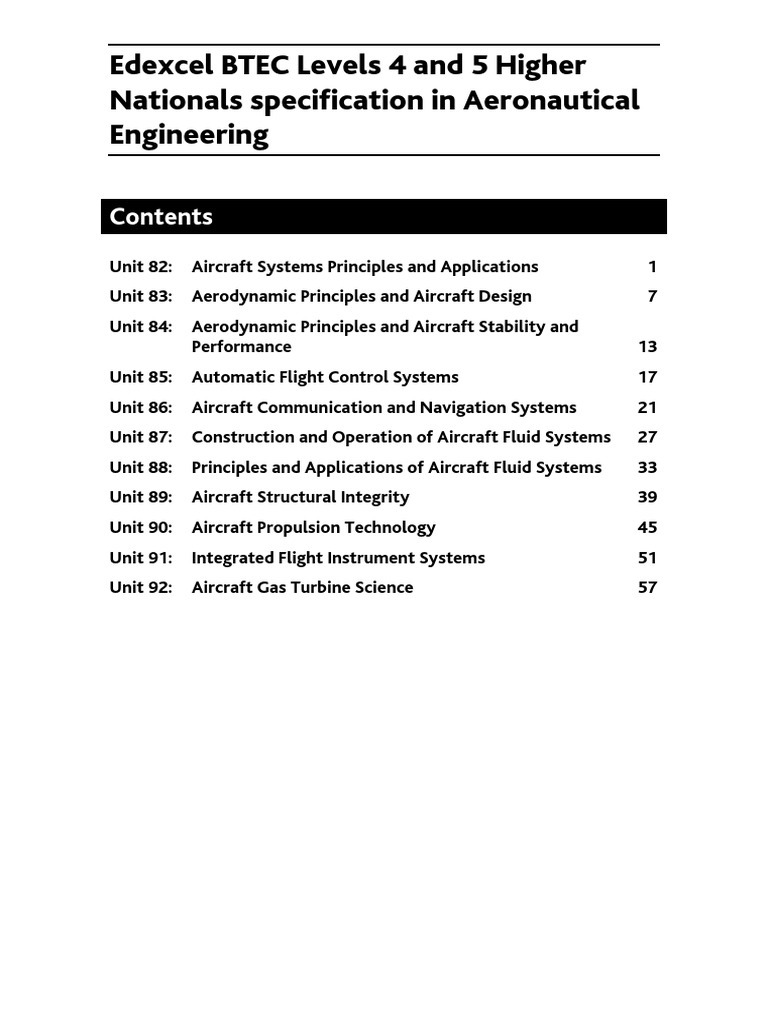 Aeronautical Engineering Units 130710 | PDF | Aerodynamics | Stall ...