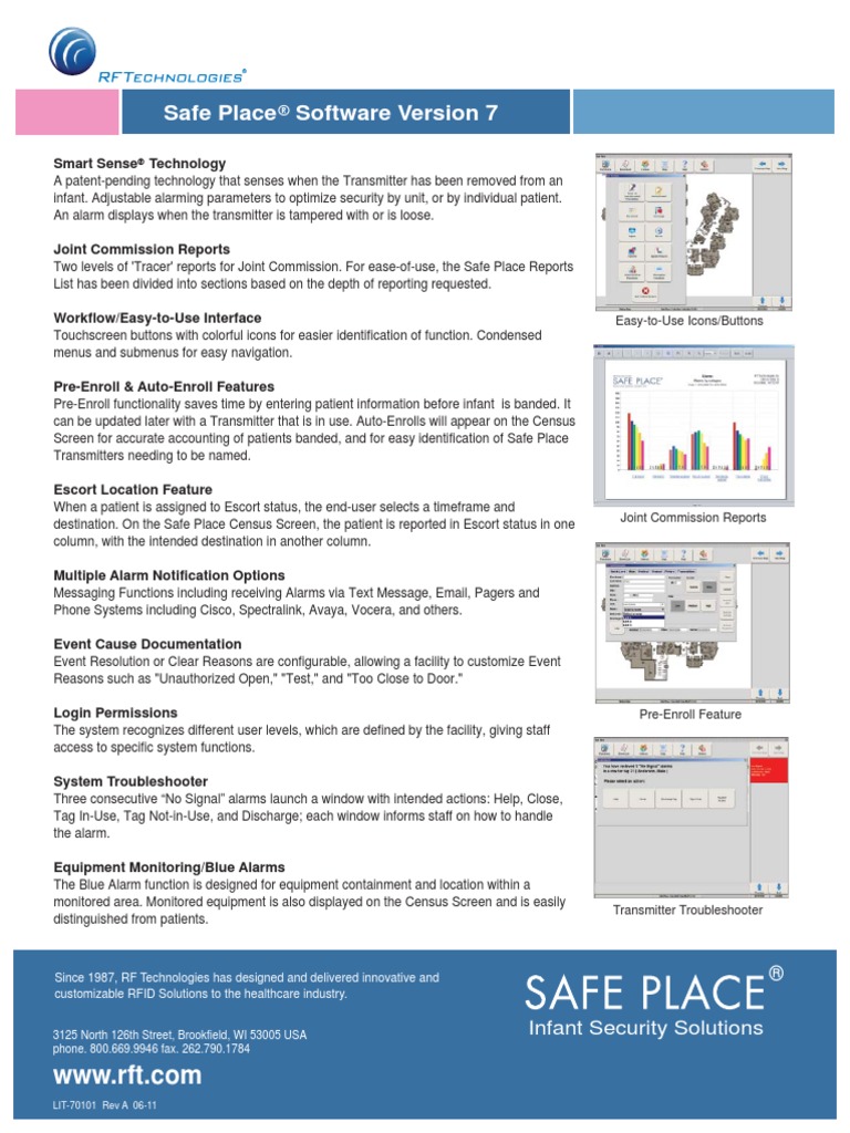 LIT70101 SafePlaceSoftwareVersion7 Web - Unlocked PDF | PDF ...