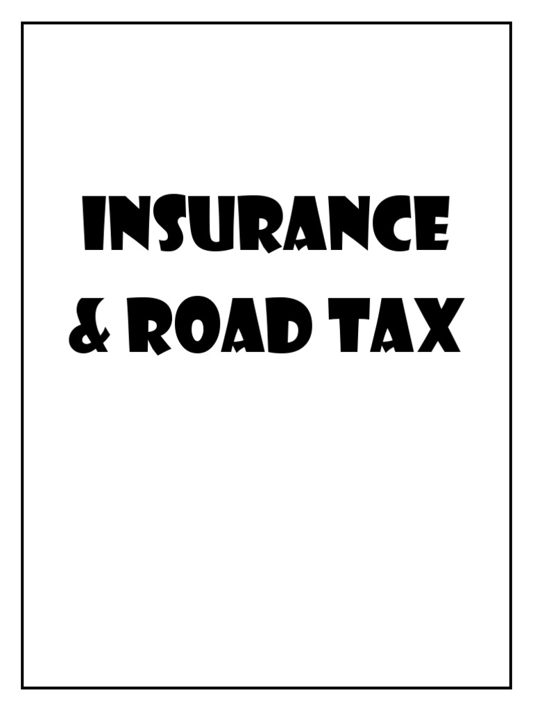 Insurance & Road Tax | PDF